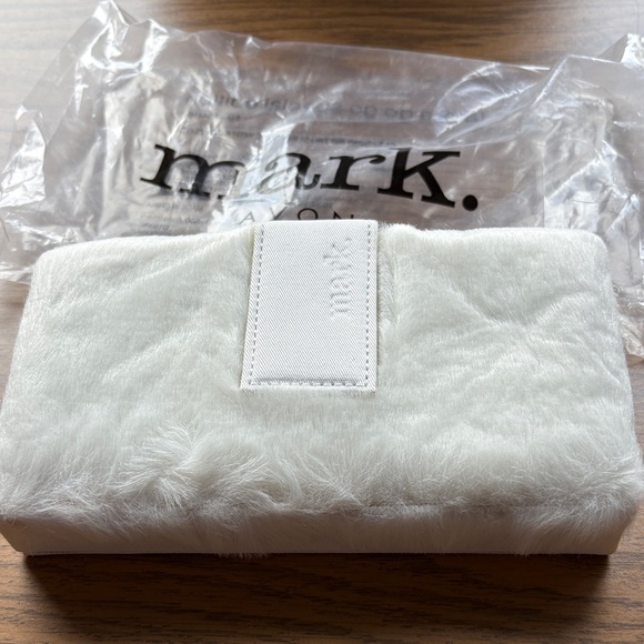 mark. | Bags | Mark Ivory Faux Fur Clutch | Poshmark